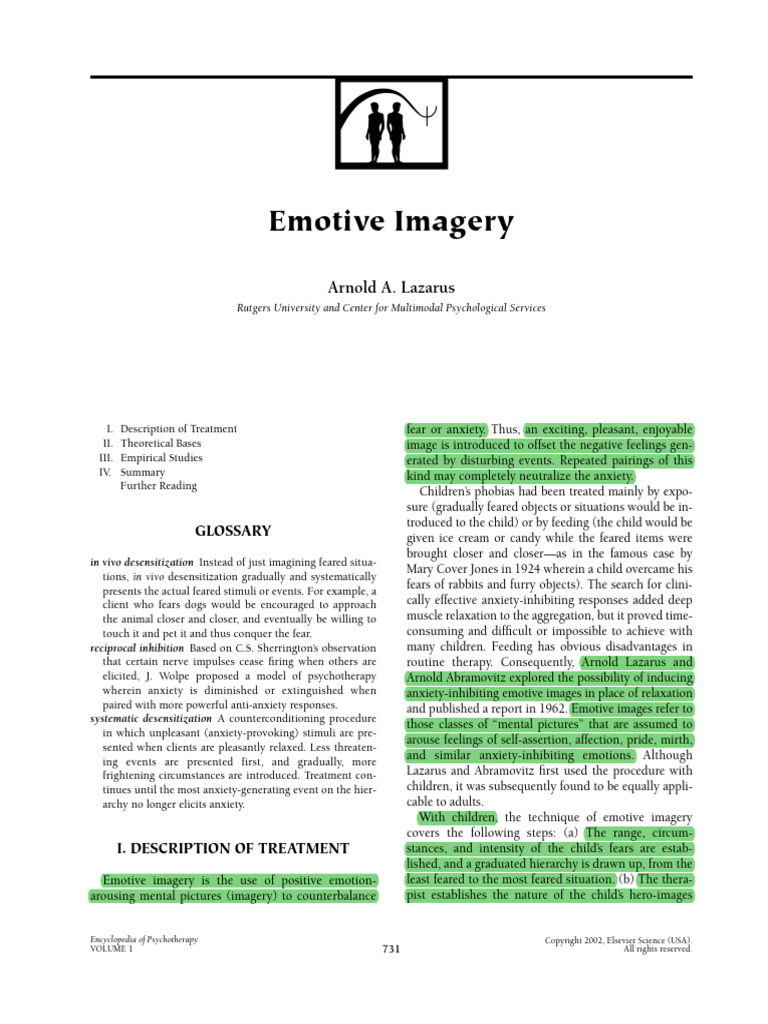 Emotive Imagery | PDF