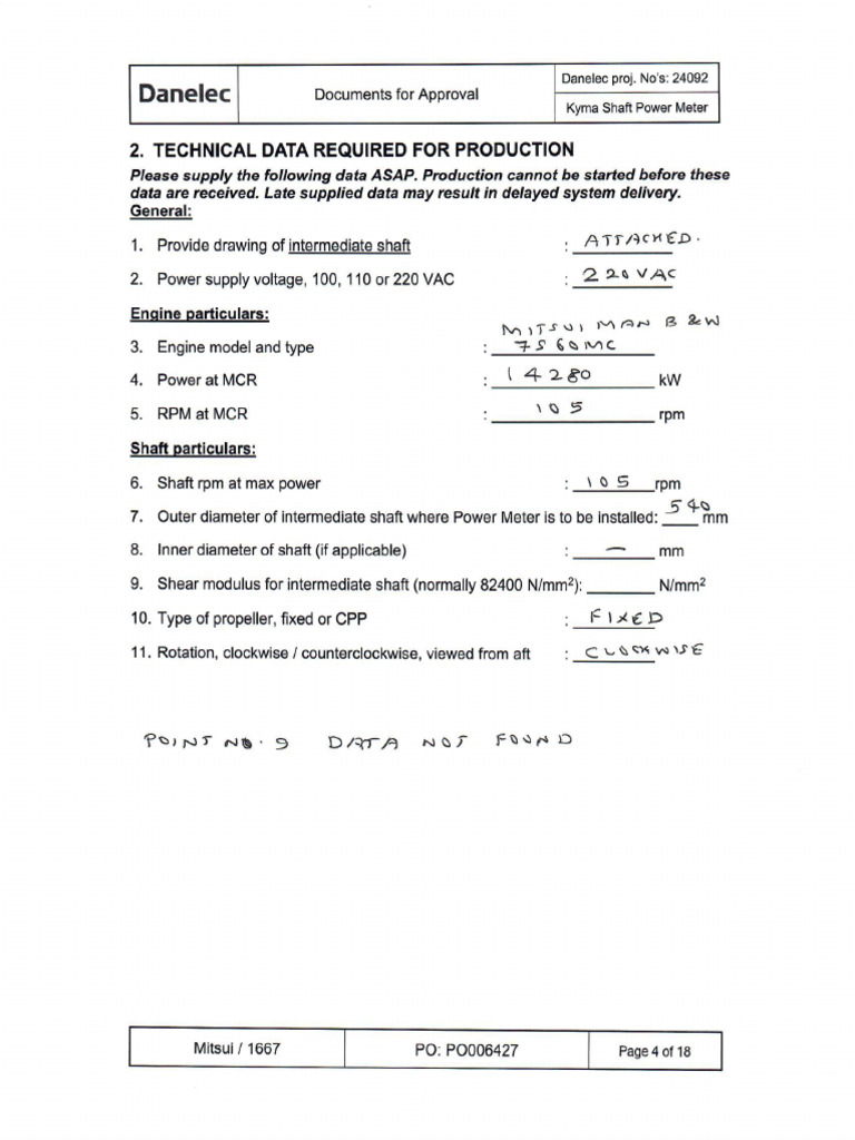 Golden Mile Technical Data | PDF