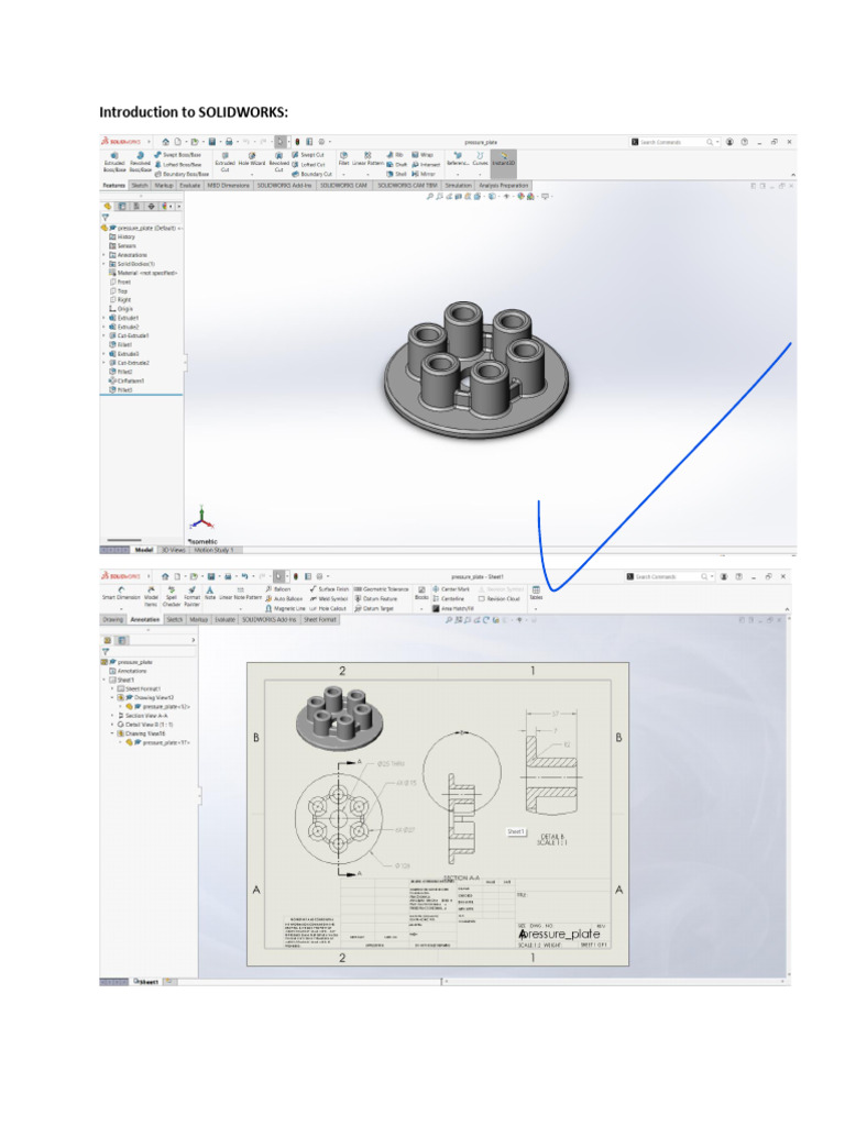 Intro To Solidworks (SW) Tutorials | PDF