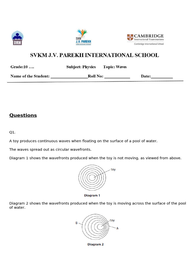 Physics Worksheet 2 | PDF