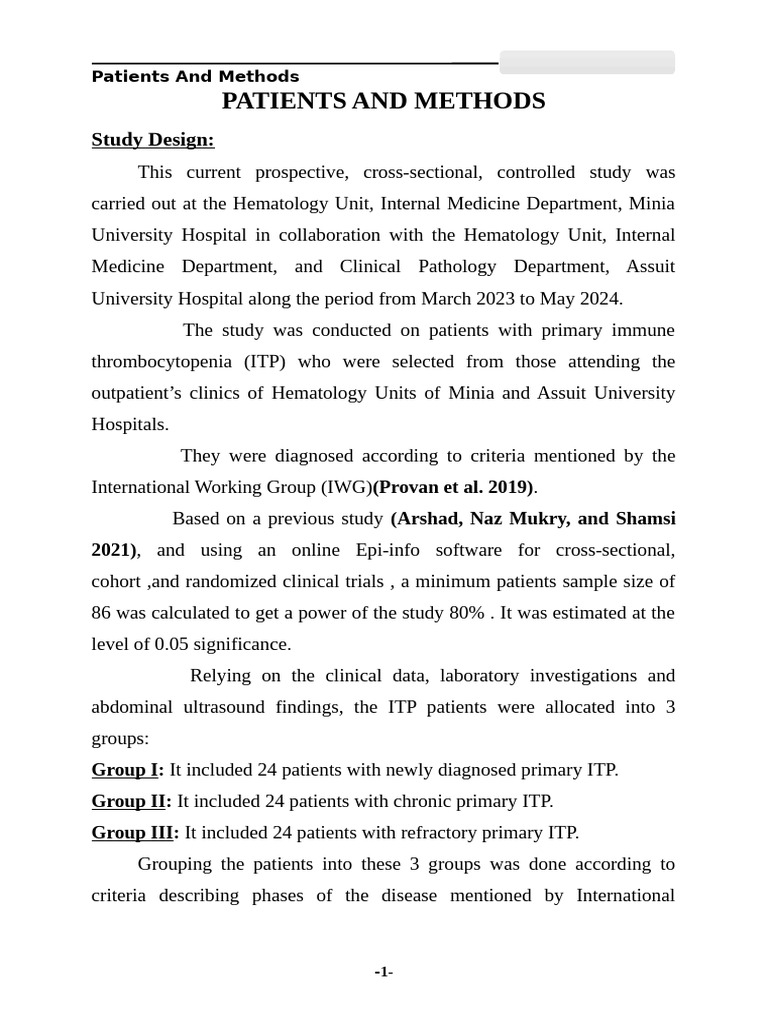 Patients and Methods 24-8 | PDF