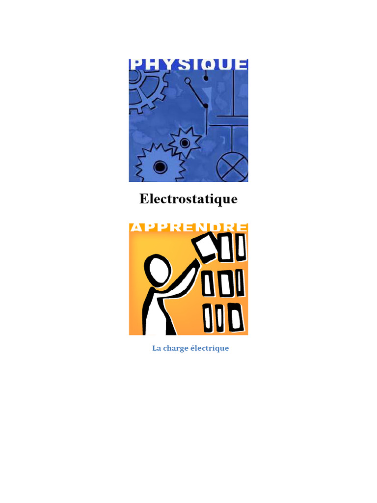 Electrostatique l1 SVT | PDF