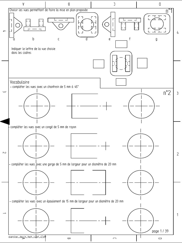 A-Exercices Dessin | PDF