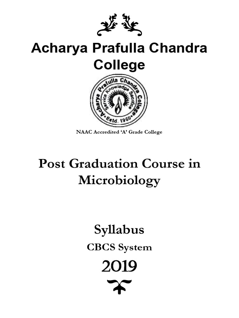 Microbiology - CBCS-PG | PDF