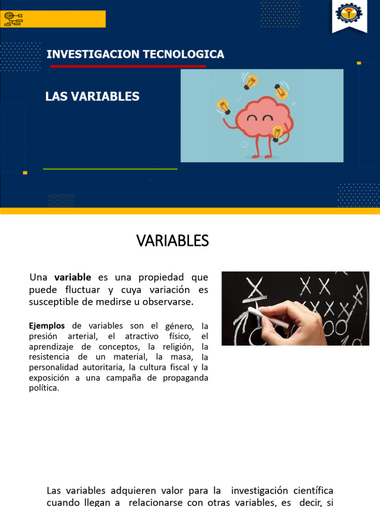 Variables de Investigacion | PDF