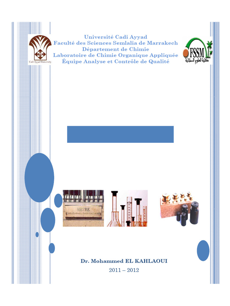 Introduction A La Metrologie FSSM - 2 | PDF