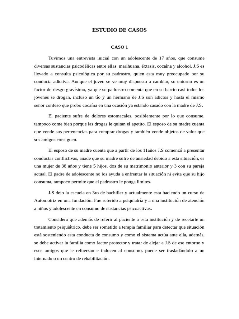 Estudio de Caso | PDF