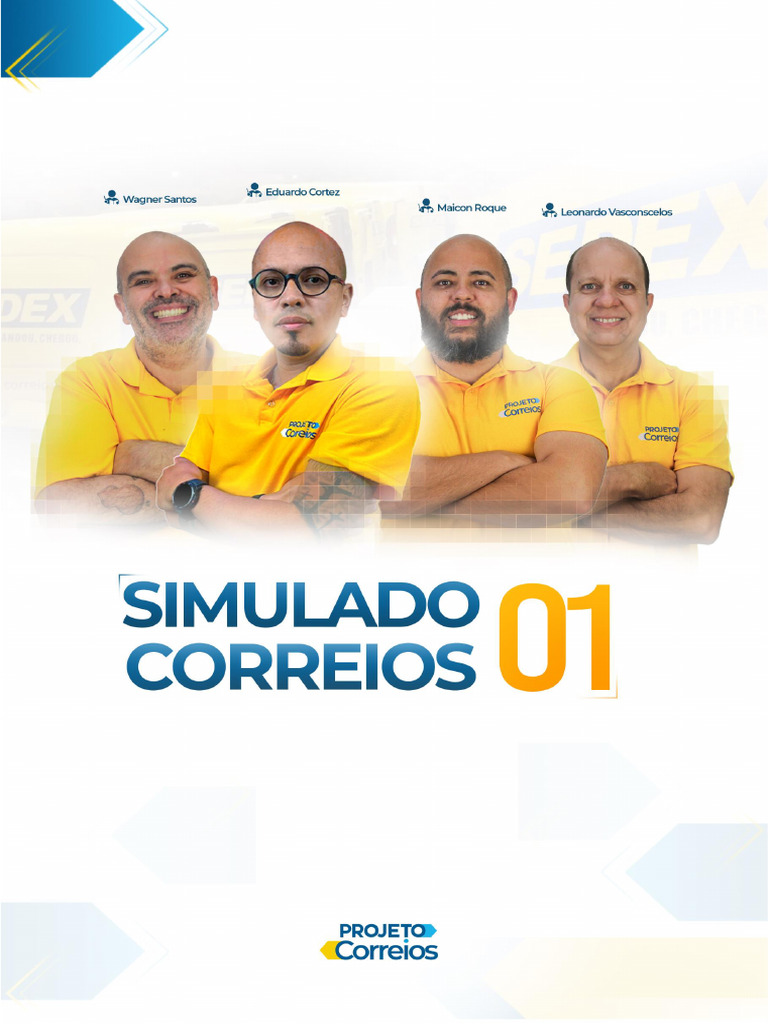 Simulado 1 - Projeto Correios | PDF