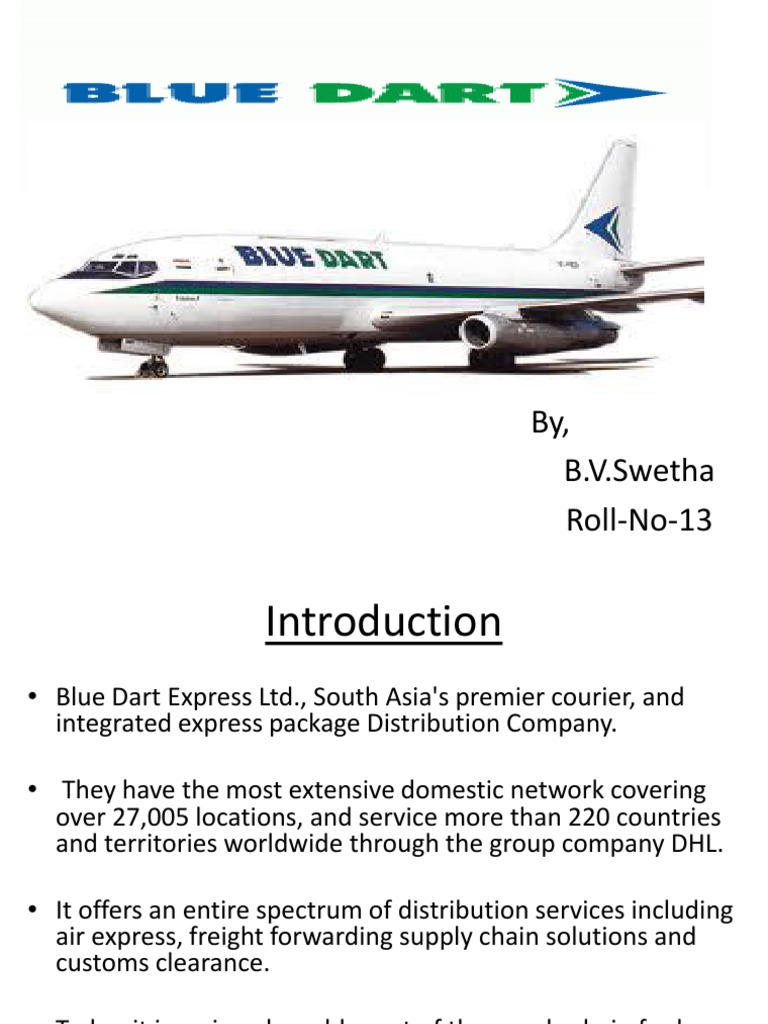 An Overview of Blue Dart Express Ltd: Its Services, Network, Growth ...