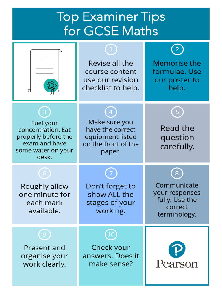 Gcse Maths Exam Top Tips | PDF