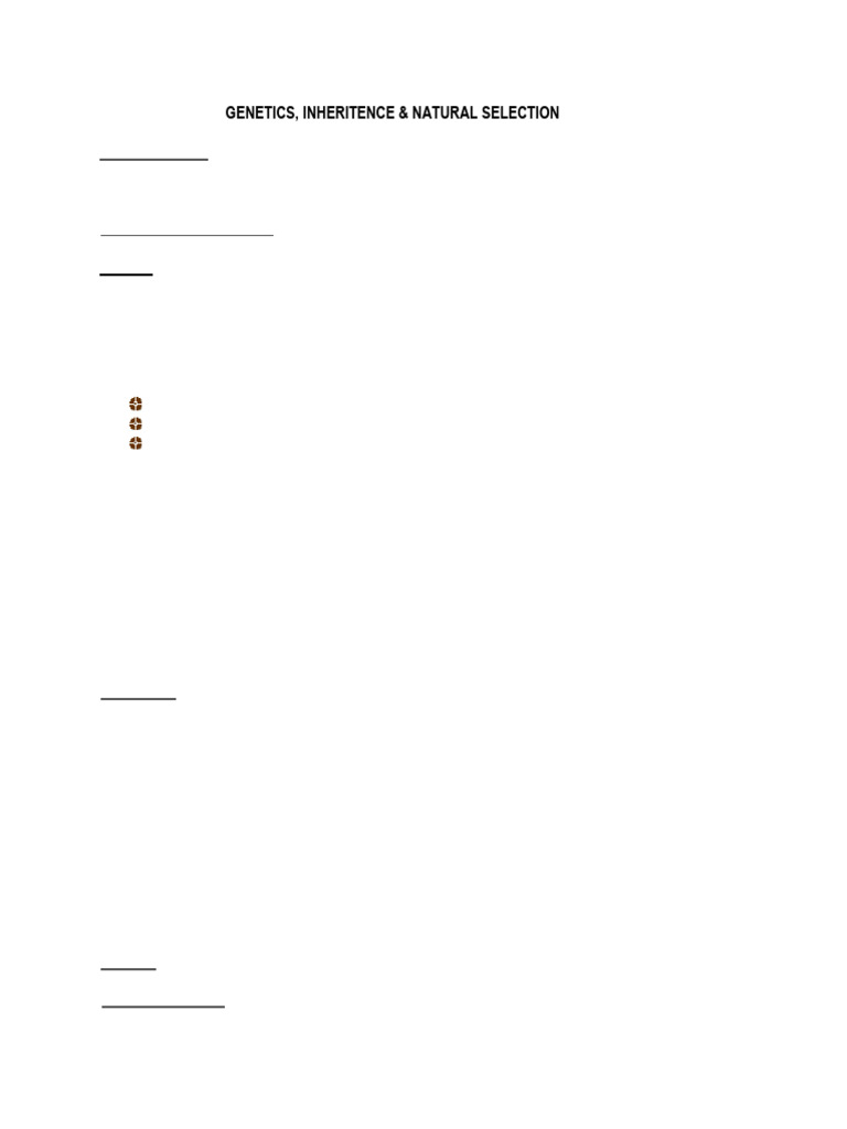 Genetics | PDF | Dominance (Genetics) | Science & Mathematics