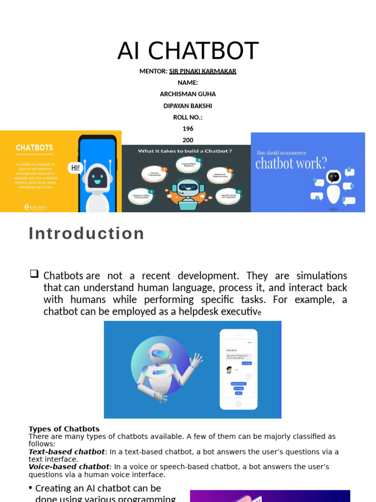 Ai Chatbot | PDF