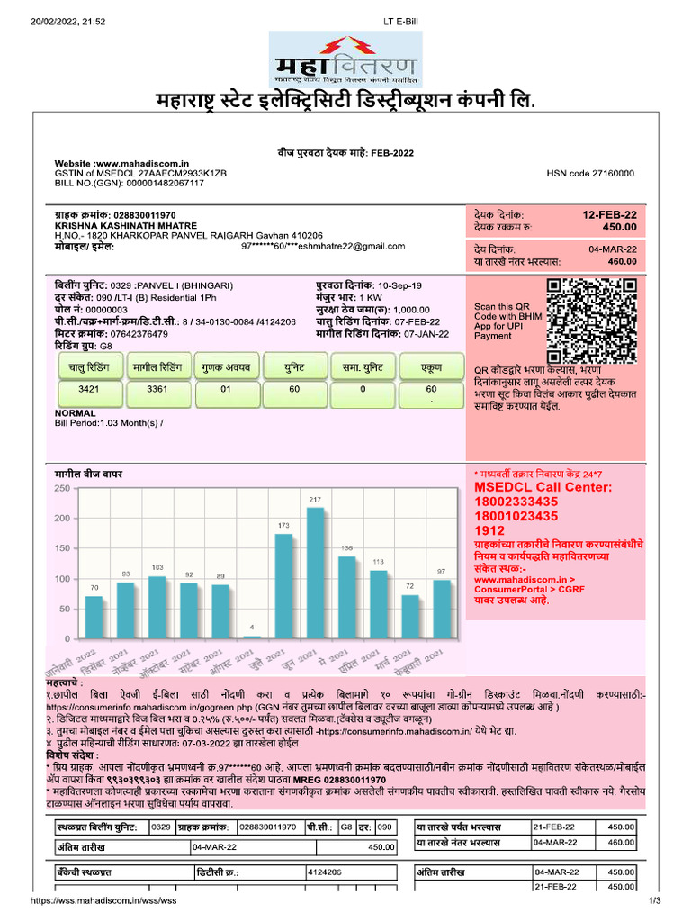 Light Bill | PDF