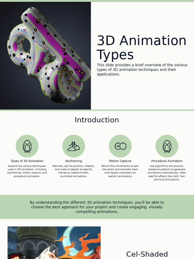 Beautiful - Ai - 3D Animation Types | PDF