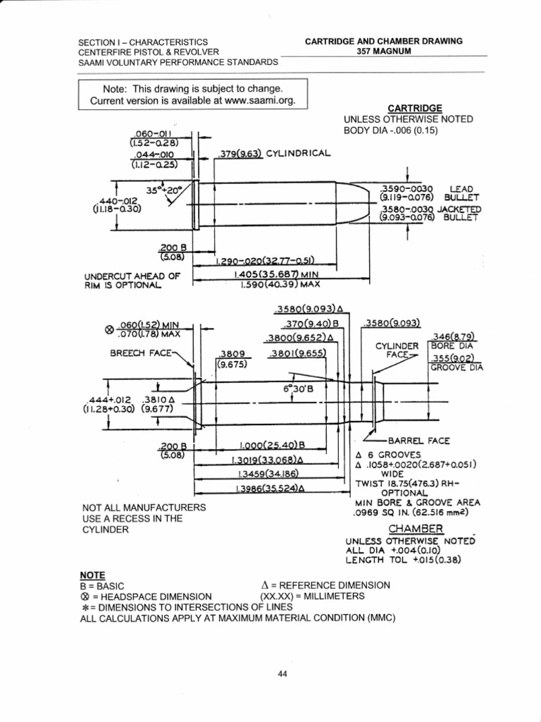 357-Magnum-Dimensions | PDF