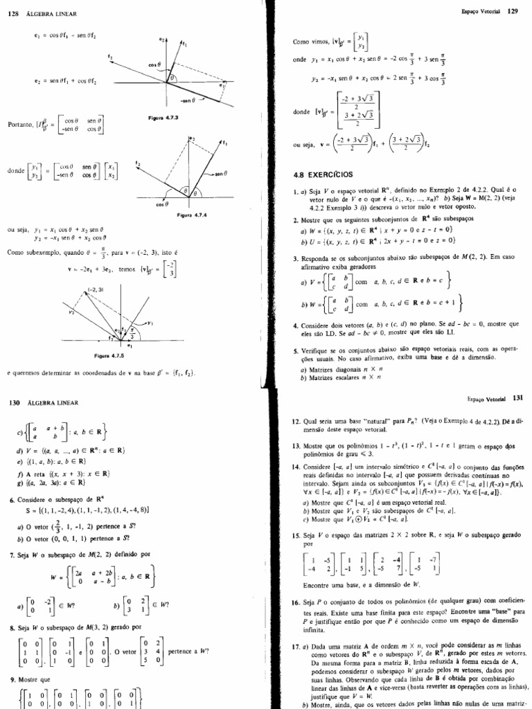 Boldrini - ALGEBRA LINEAR - HARBRA (1986) | PDF
