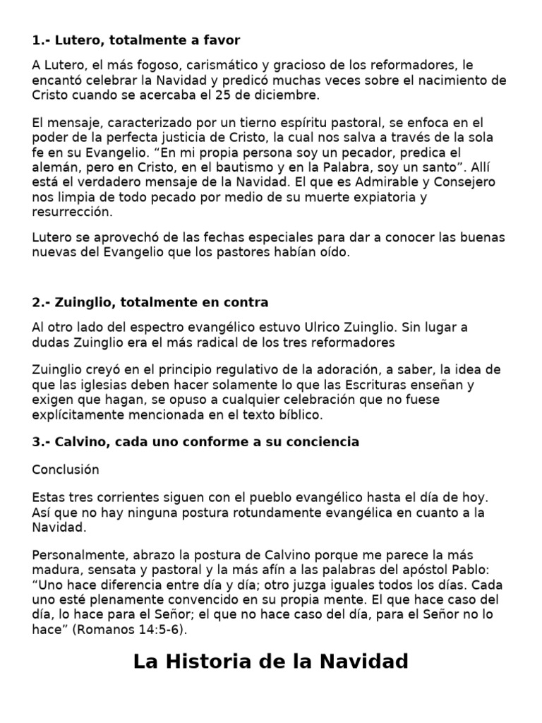 La Historia de La Navidad | PDF