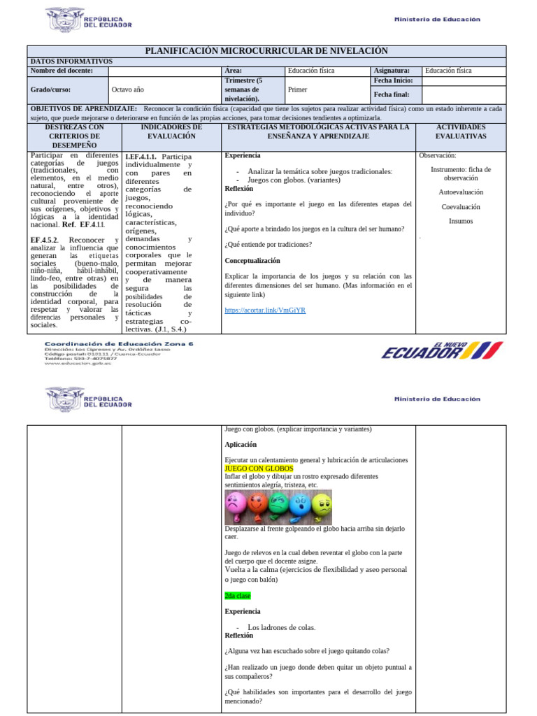 8vo Eeff Nivelación 2024 | PDF