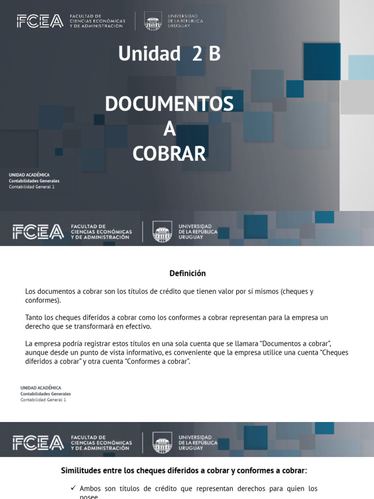U2B Documentos A Cobrar | PDF