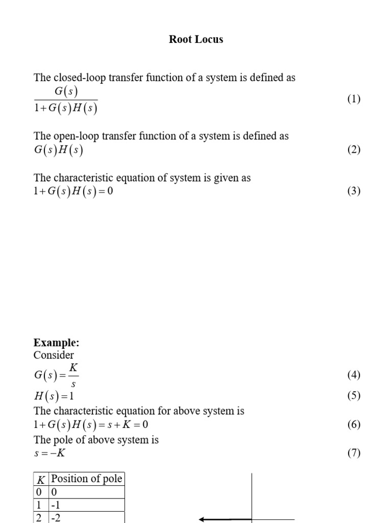 Root Locus | PDF