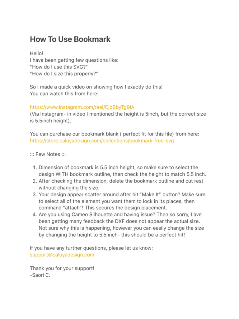 How To Use Bookmark | PDF