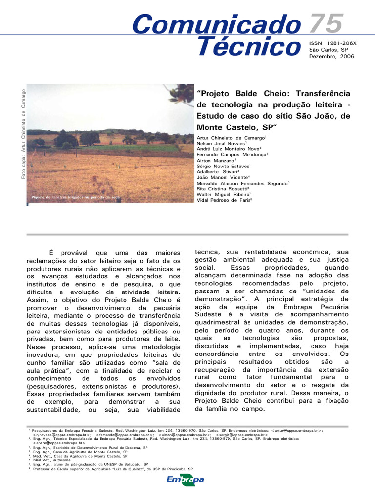 Comutecnico75 Balde Cheio | PDF