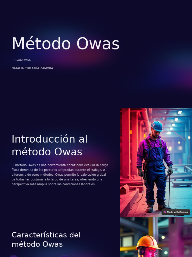 01 Metodo-Owas NATALIA. | PDF