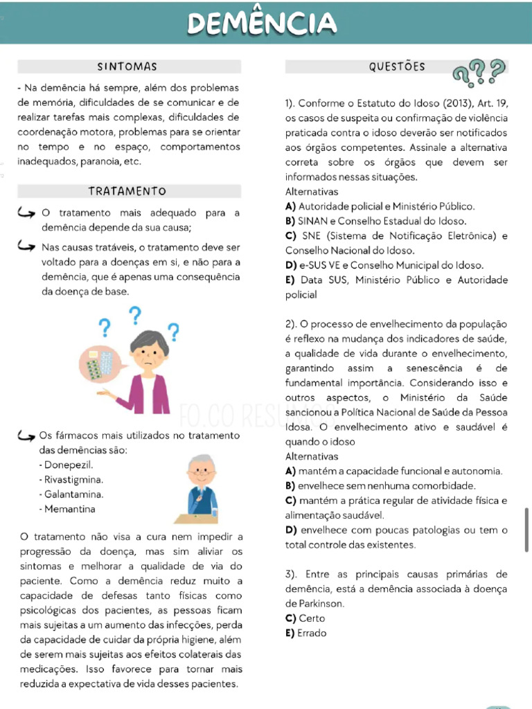 Demência DR DILVAN | PDF