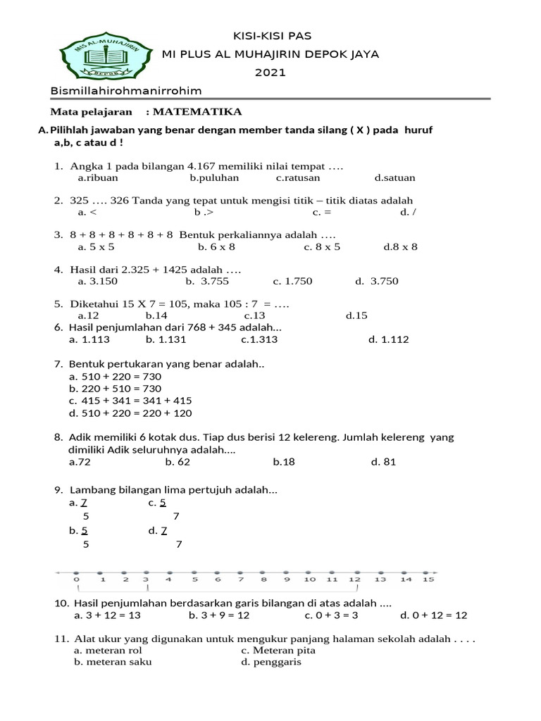 Kisi2 Matematika | PDF