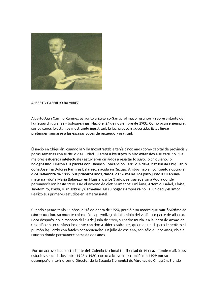 Alberto Carrillo Ramírez | PDF
