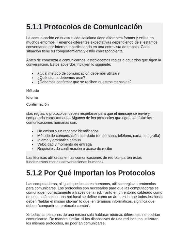 Protocolos de Comunicacion | PDF
