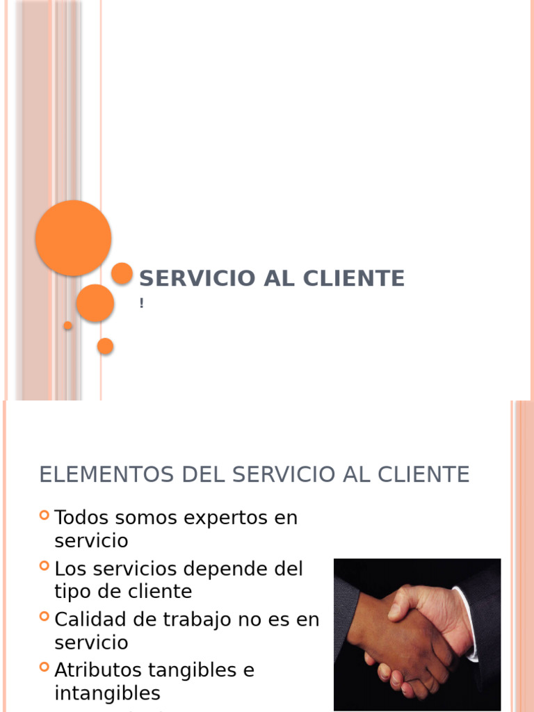 Servicio Cliente Clase 2 | PDF