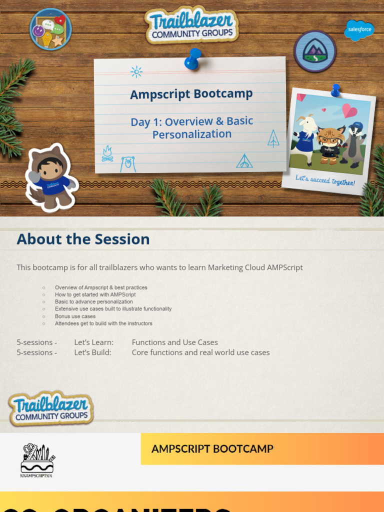 Ampscript Bootcamp - Day 1 - Overview and Getting Started | PDF