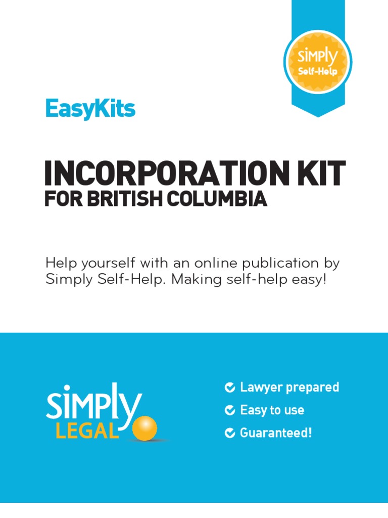 Preview Incorporation Kit | PDF | Business | Finance & Money Management