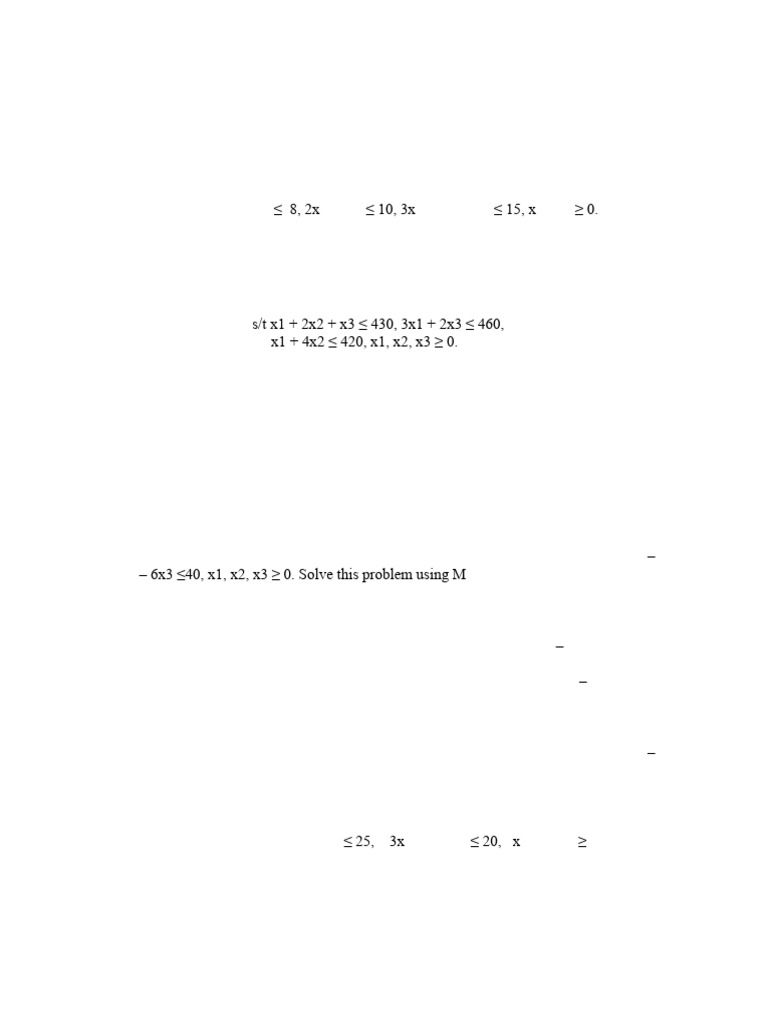 Tutorial Sheet 5 | PDF