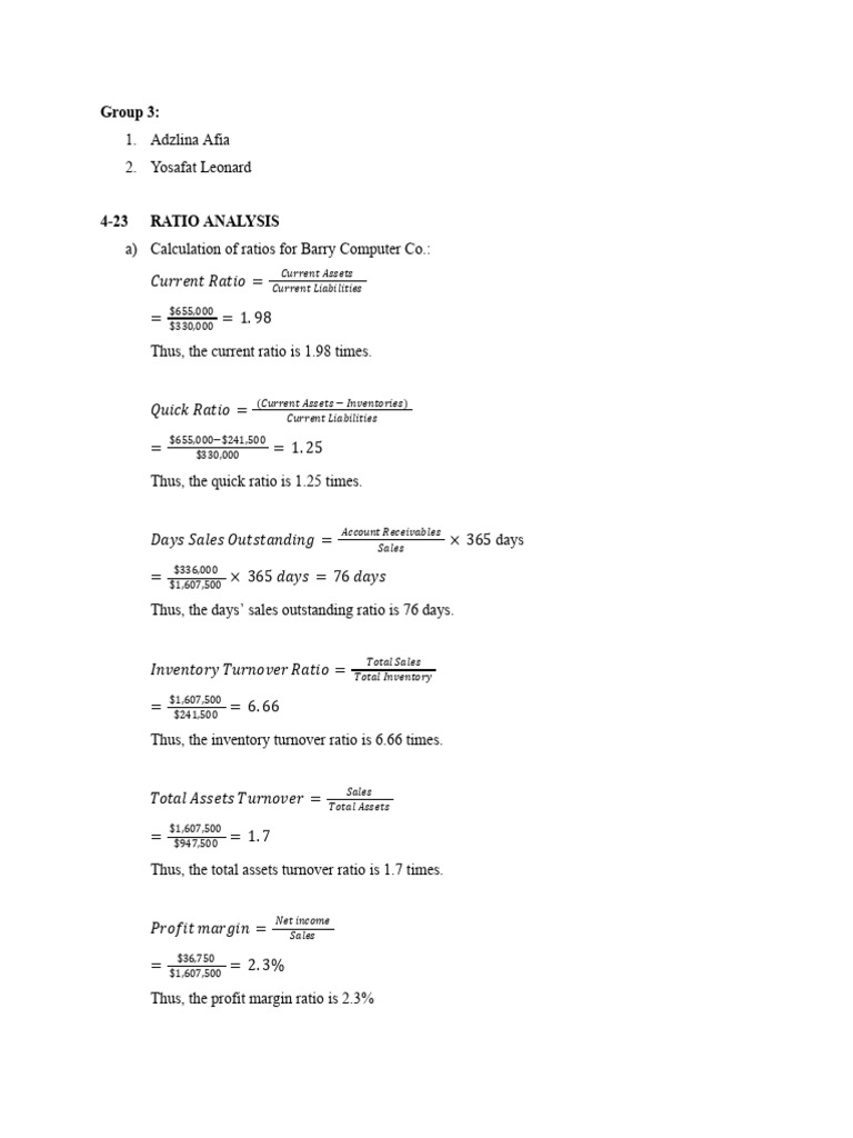 AF - Group Homework 1 & 2 - GP 3 | PDF