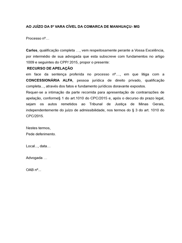 Peticao de Interposicao | PDF Peticao de Interposicao | PDF