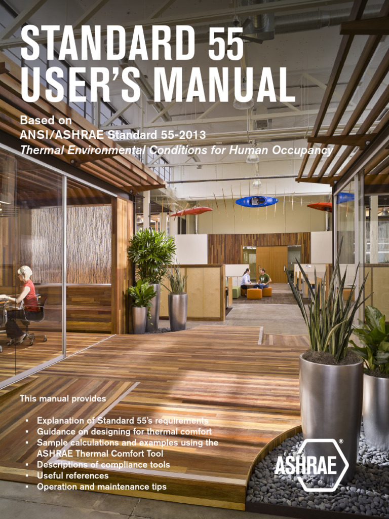 ASHRAE STANDARD 55 USER’S MANUAL 2013 Edition | PDF