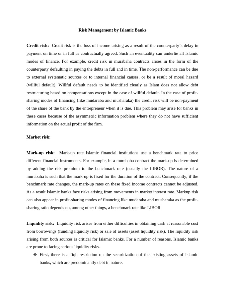 Chapter-6 Risk Management | PDF