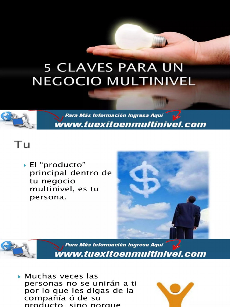 .5 Claves para Negocio Multinivel | PDF