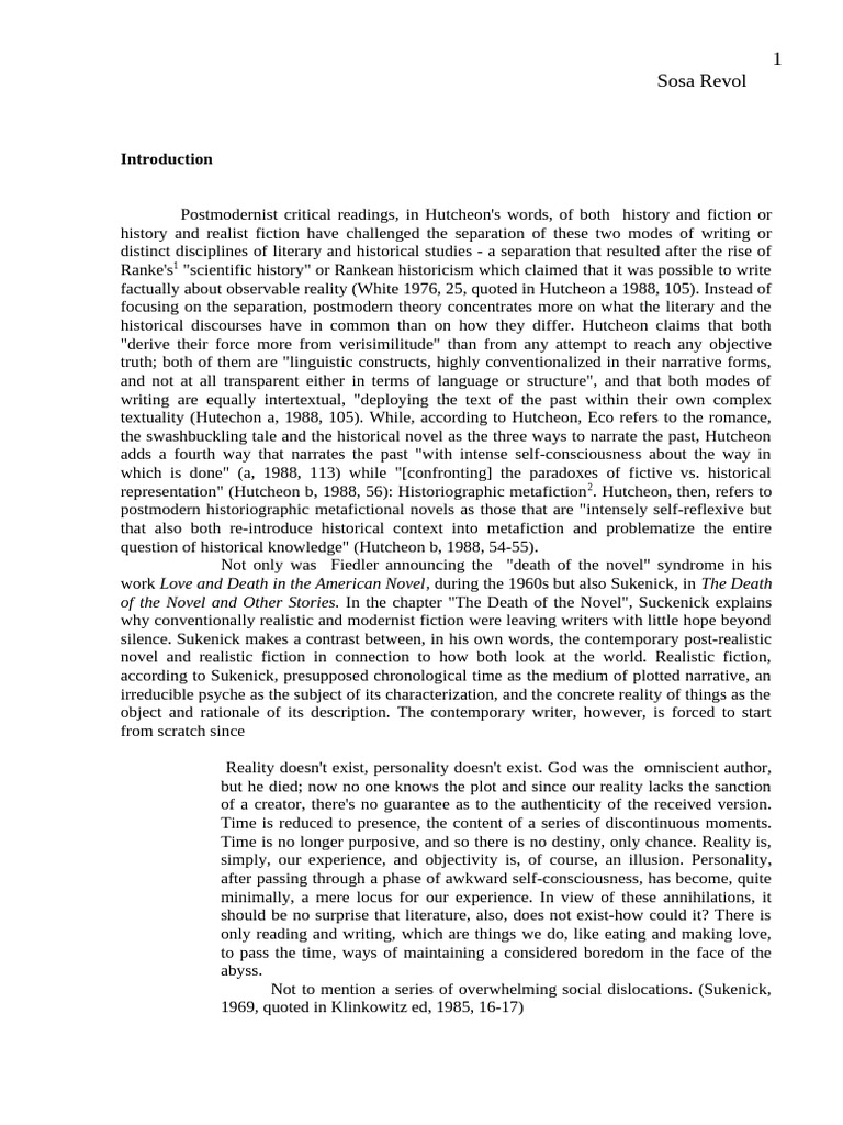 Slaughterhouse Five Paper | PDF | Postmodernism | Social Science