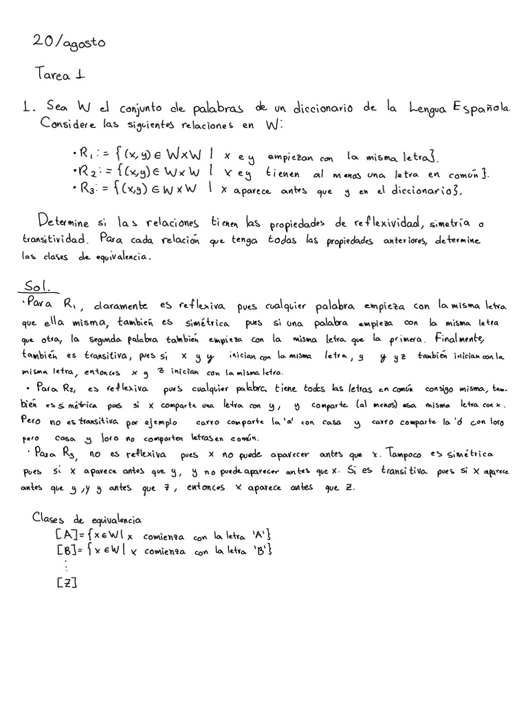 Matemáticas Tarea 1 Solver | PDF
