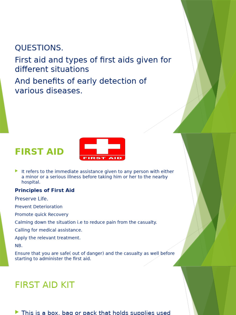 FIRST AID | PDF