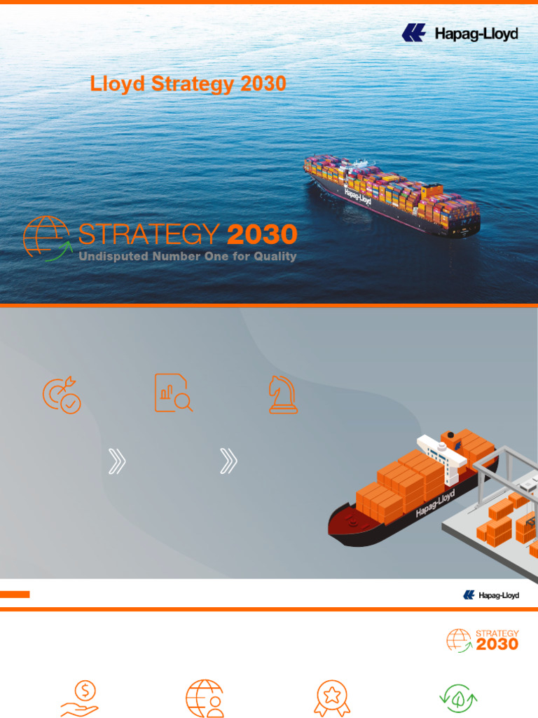 Hapag-Lloyd Strategy 2030 | PDF