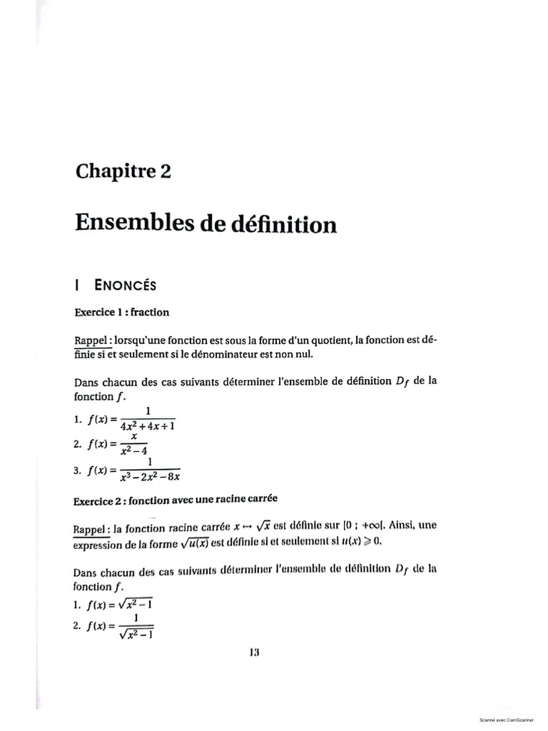 domùaine de definition | PDF