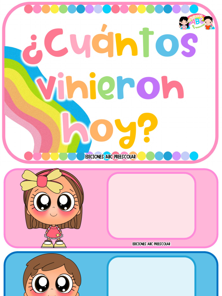 Asistencia Diaria en Preescolar ABC | PDF