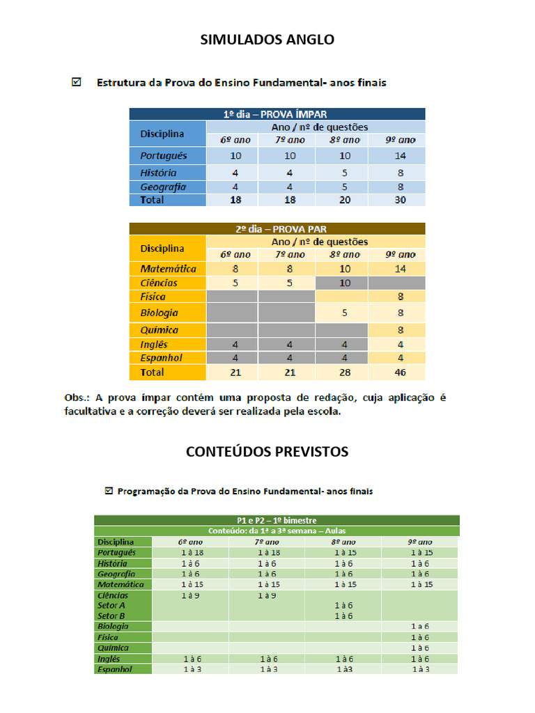 Simulados Anglo - 221101 - 071110 | PDF