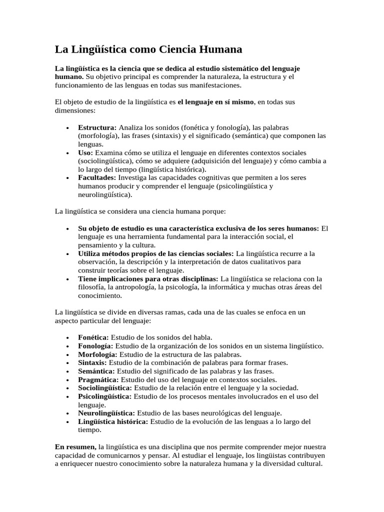 La Ling Stica Clase 1 | PDF