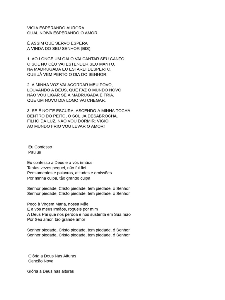 Cânticos | PDF
