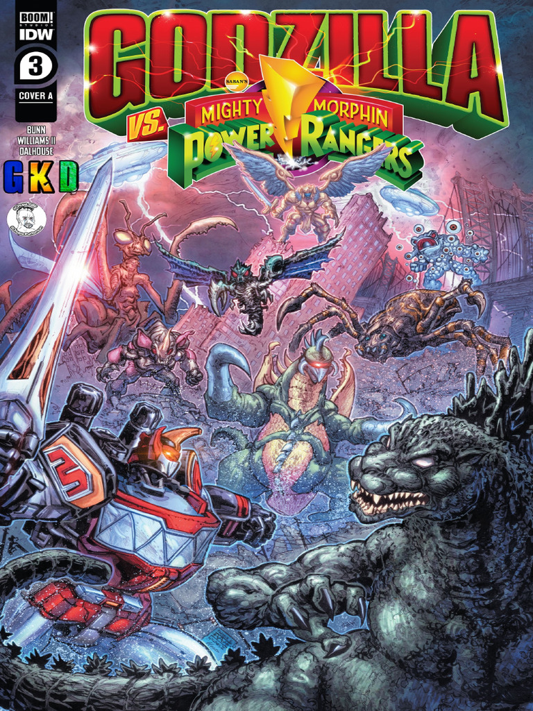 Godzilla Vs Mighty Morphin Power Rangers #3 GKD | PDF